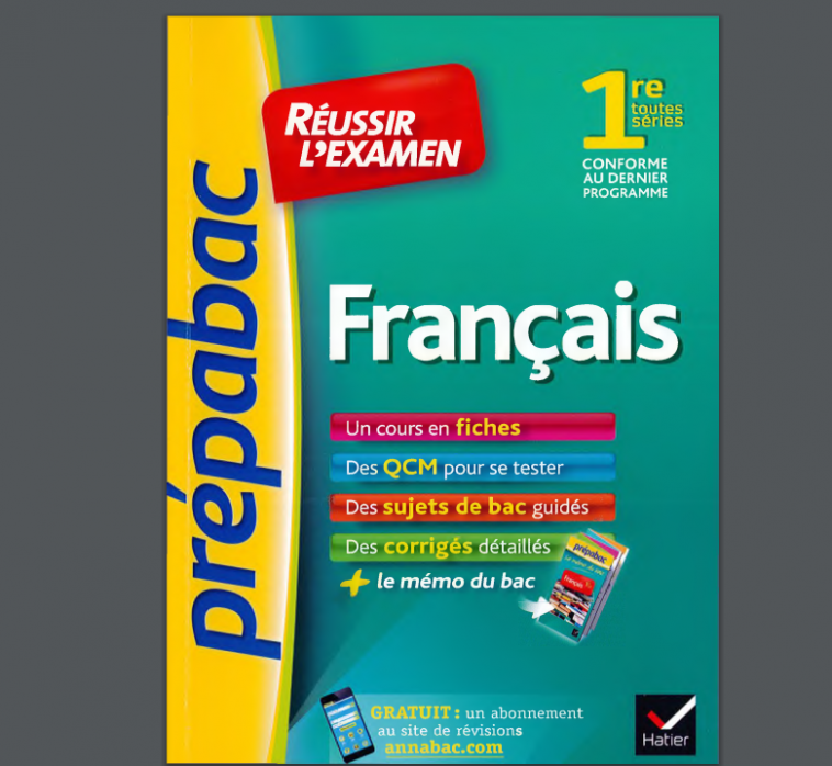 Livre de Français 1ère toutes séries. — Edukamer